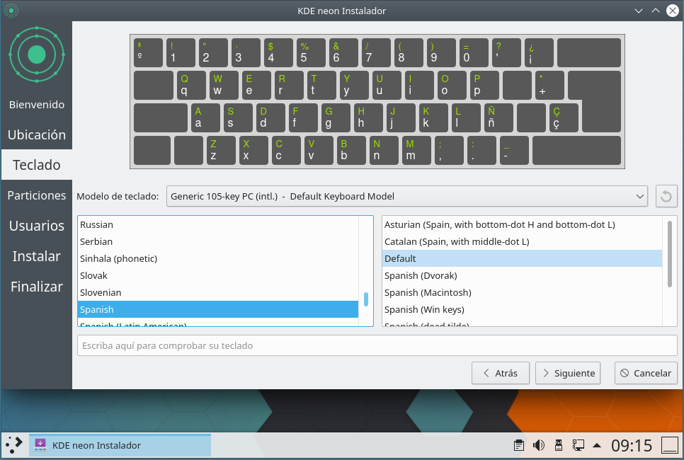 Istalando KDE Neon